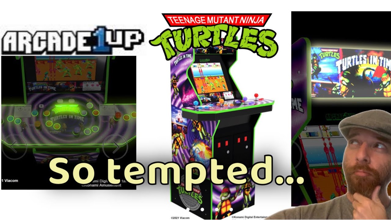 TMNT Turtles in Time Arcade 1Up reveal!! - YouTube