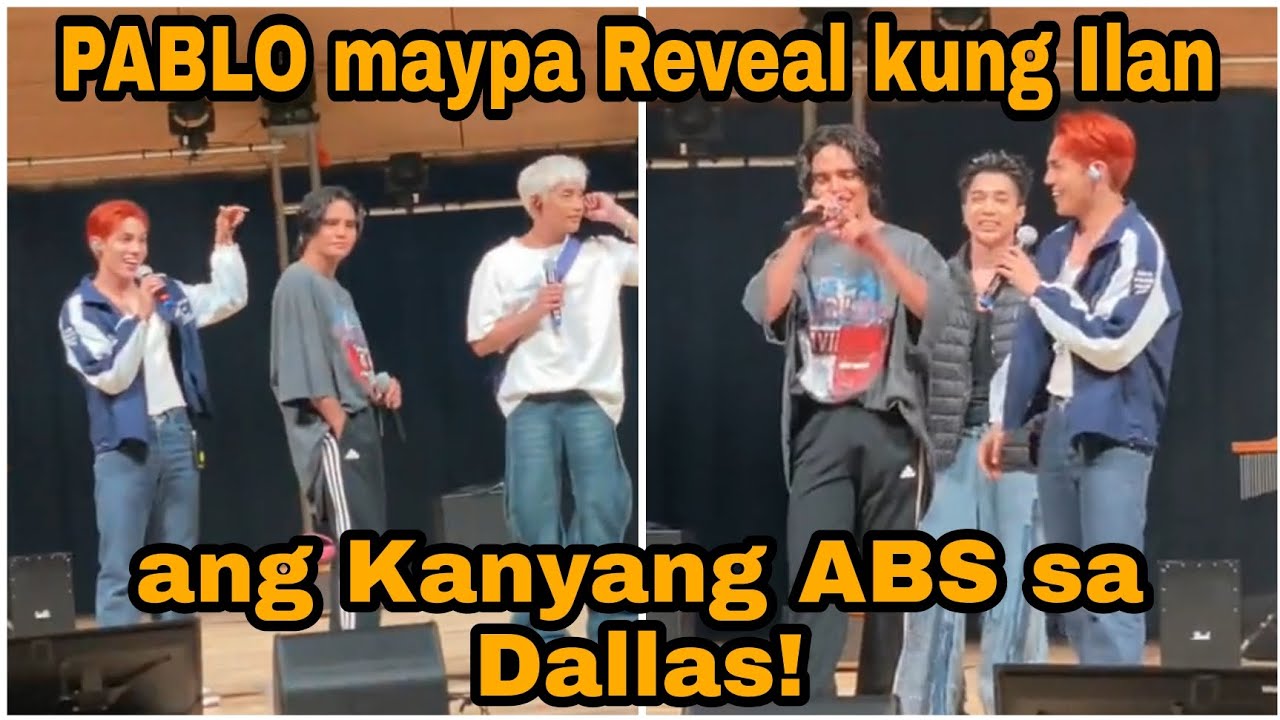 BREAKING: PABLO NagReveal kung Ilan ang Kanyang ABS sa Dallas! | Esbi ...