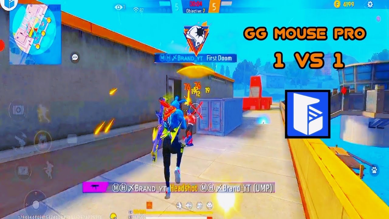 GG Mouse Pro 1 vs 1 Custom 👽 With Bunny Bundle 🔥 GG Mouse Pro Gameplay ...