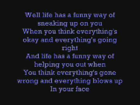 Alanis Morissette - Ironic With Lyrics - YouTube