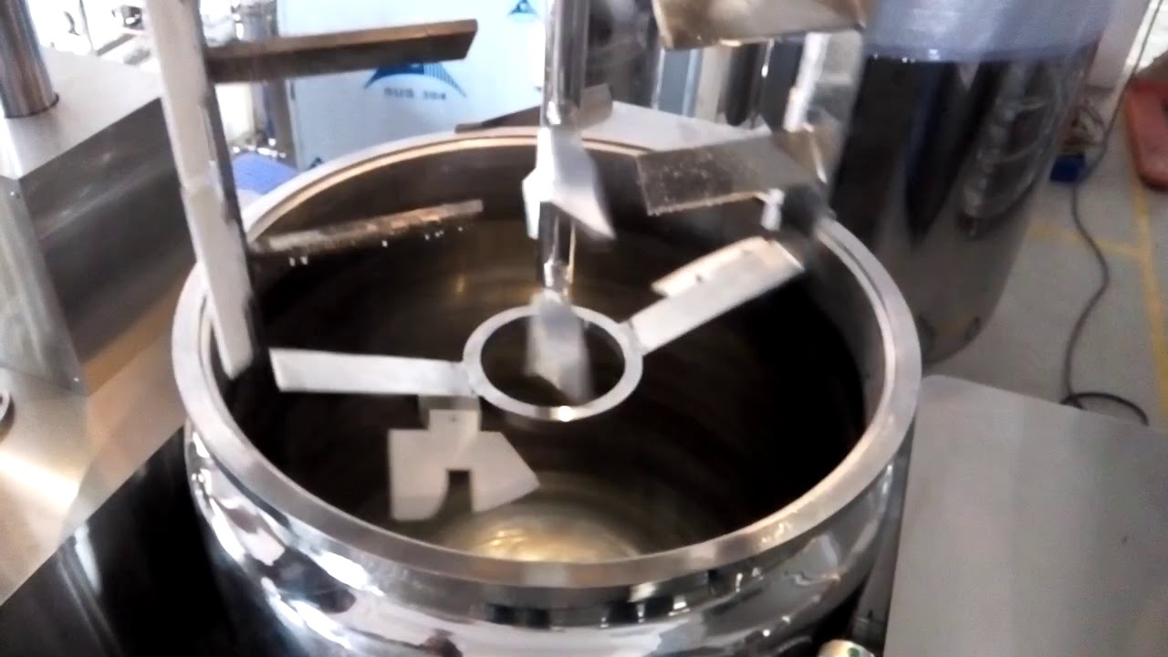 300L Homogeneous emulsion mixer. working - YouTube