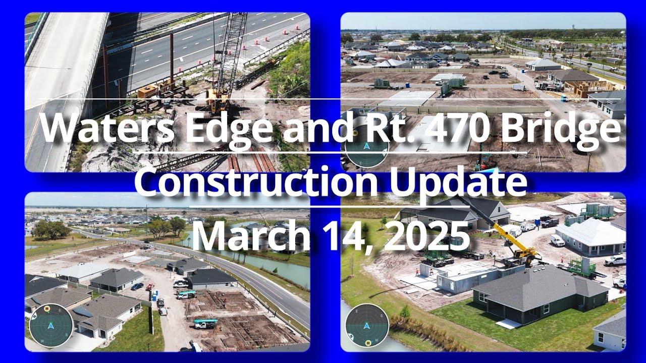 Waters Edge and Rt. 470 Bridge Update March 14, 2025 - YouTube