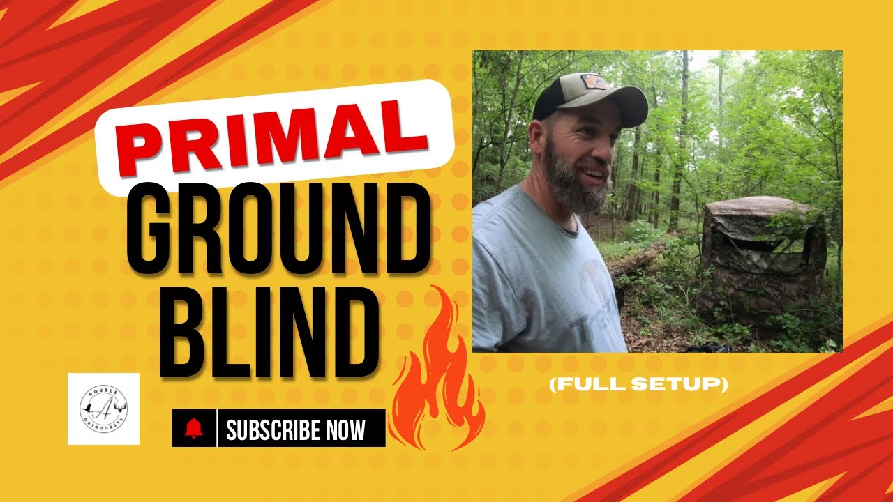 Primal Ground Blind Setup - YouTube