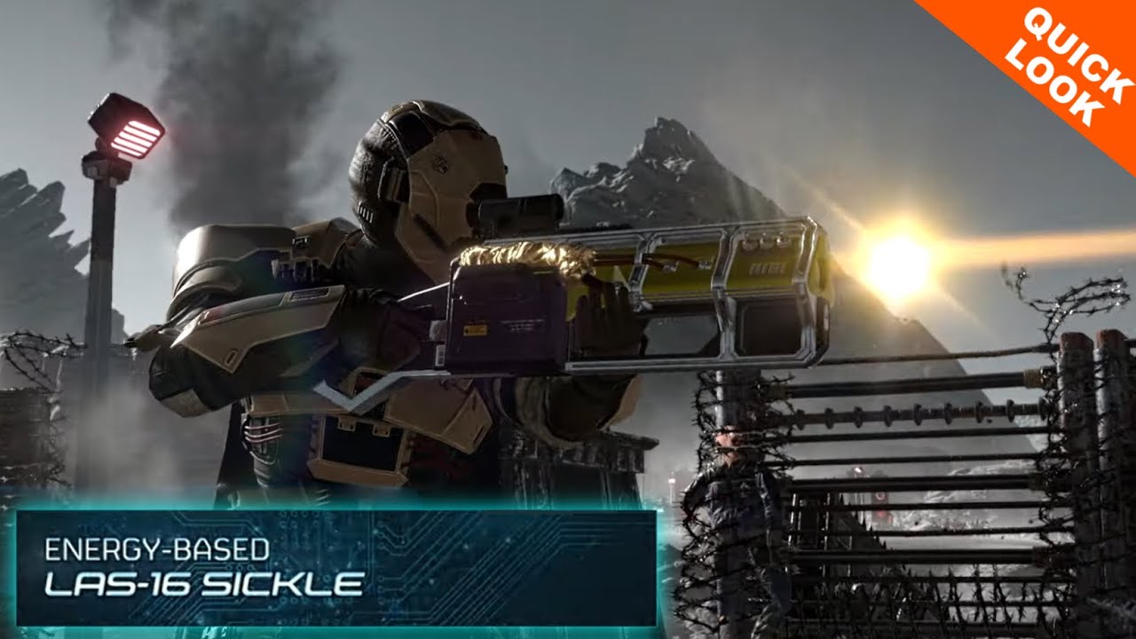 The LAS-16 SICKLE in Helldivers 2 (Cutting Edge Warbond) || Quick In-Depth Look - YouTube