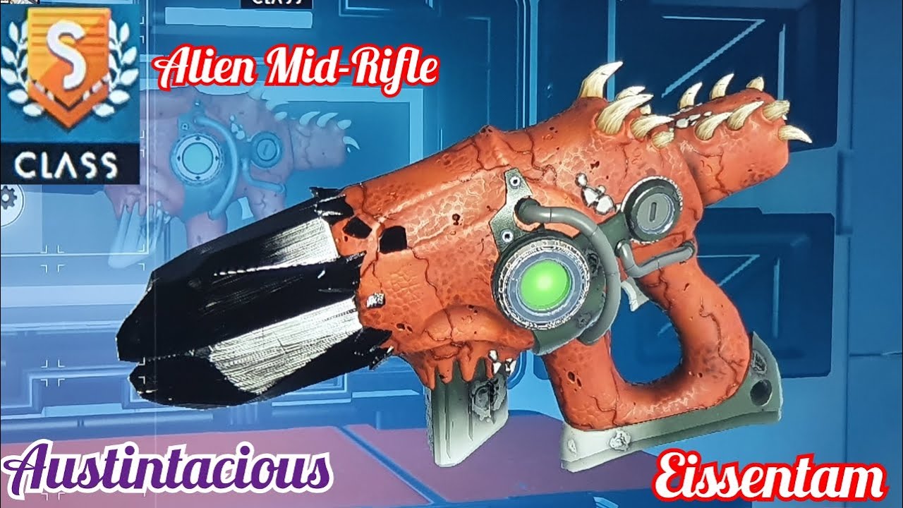 No Man's Sky - S-Class Red & Black Alien Mid-Rifle Multitool ...