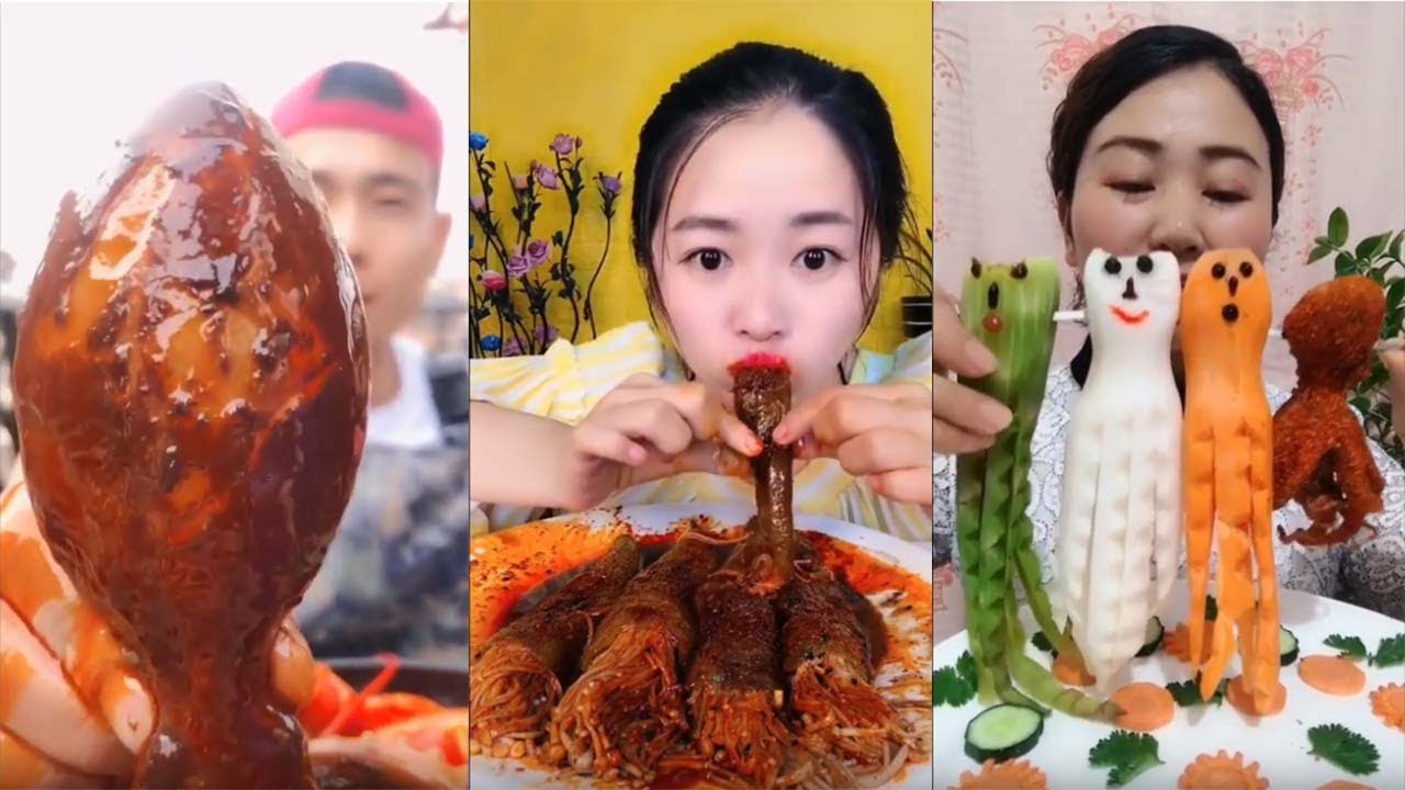 2019【OCTOPUS CHALLENGE】INSANE CHINA MUKBANG ASMR OCTOPUS EATING SHOW ...