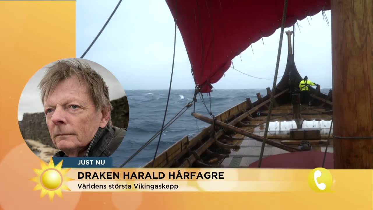 Draken Harald Hårfagre har nått fram till Kanadas kust - Nyhetsmorgon ...