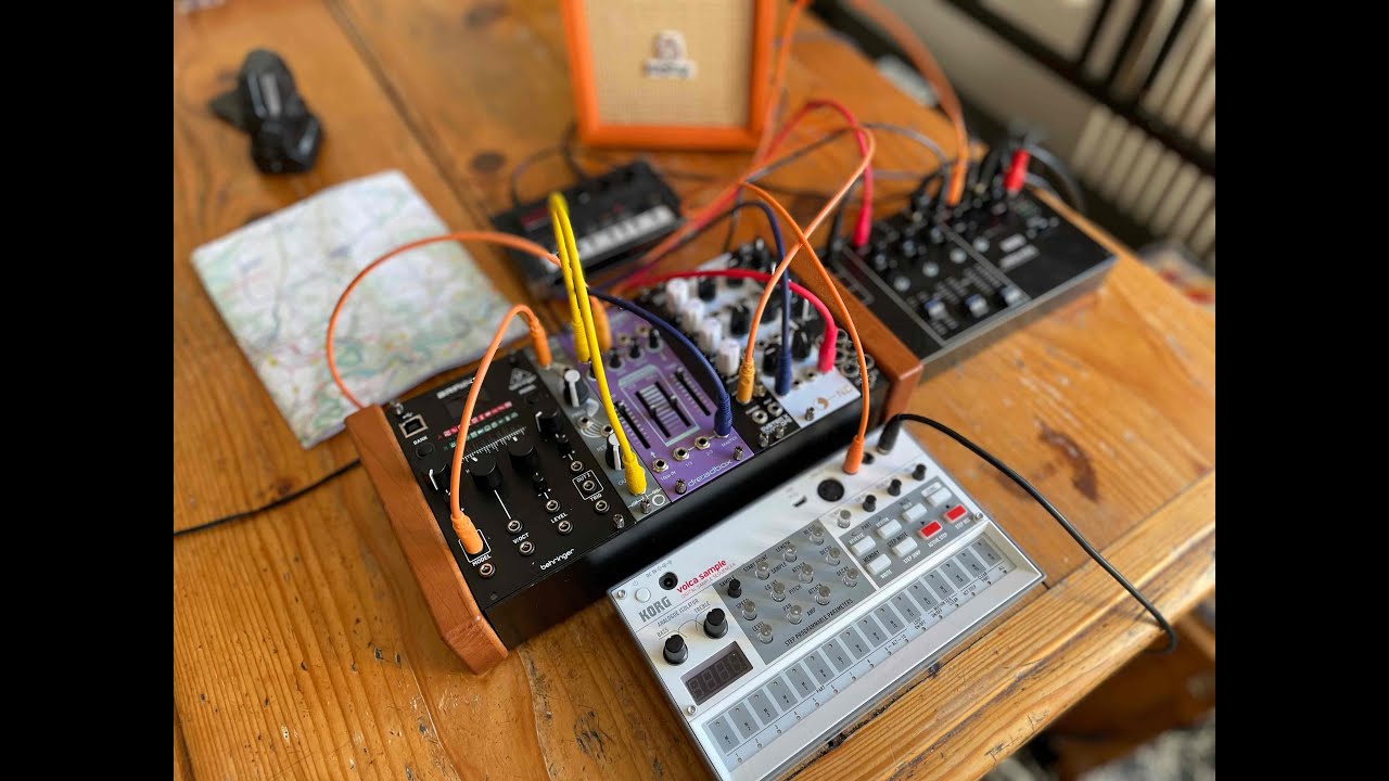 Tiny Modular Episode 1 - Behringer Brains - Korg NTS-1 - Korg Volca ...