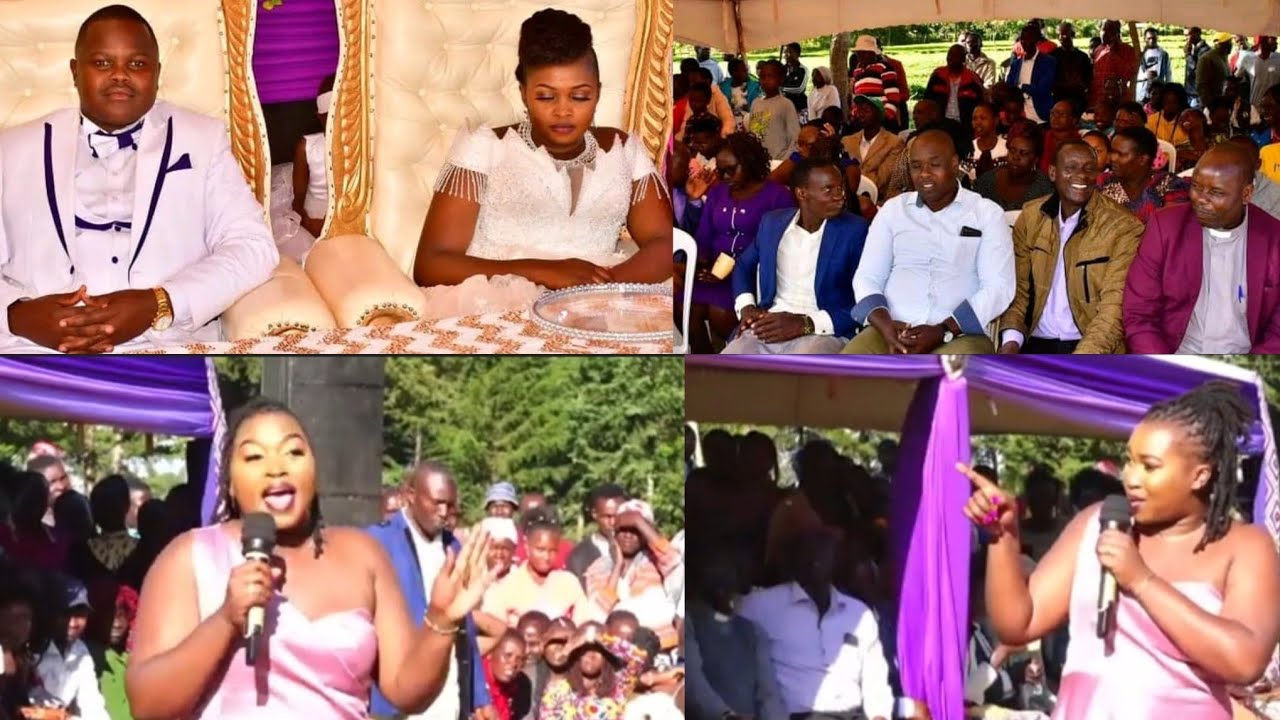 Chepkam Comedian Inside Mc Masir Wedding, Listen to How she crack ...
