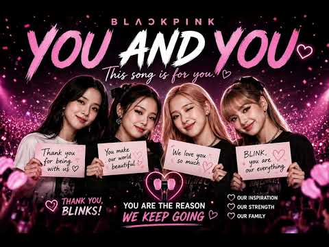 BLACKPINK - You And You (A Song for Every BLINK) | AI Original Song | Official Lyrics Video