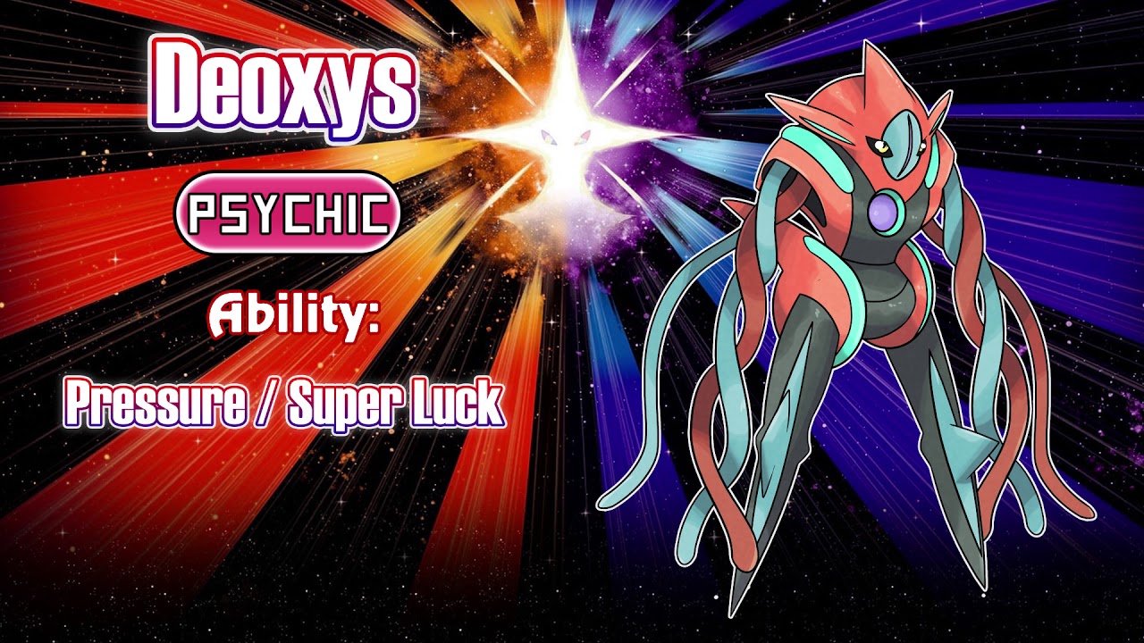 DEOXYS PERFECT FORM!! - YouTube