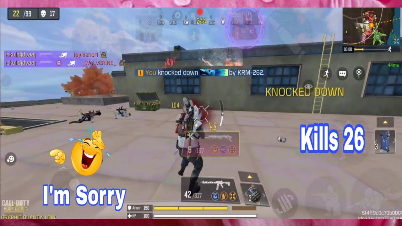 Crazy KRM In Downtown Area | Cod Mobile Solo VS Squad Gameplay - YouTube