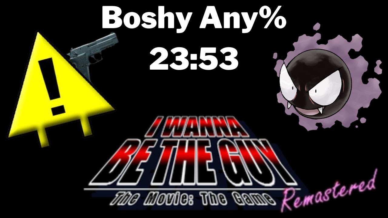 I Wanna Be the Guy Remastered Boshy Any% Speedrun 23:53 [WR] - YouTube