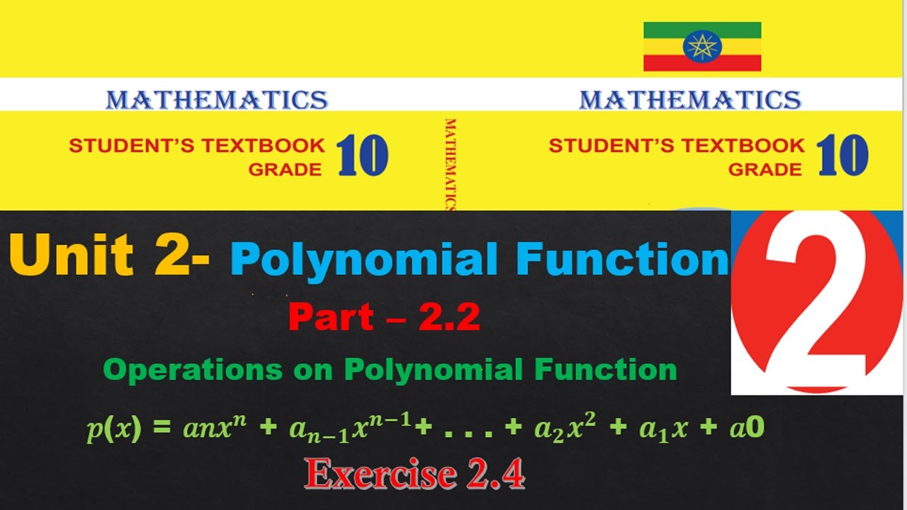 New Curriculum Grade 10 mathematics Tutorial unit 2 part 2/ operation ...