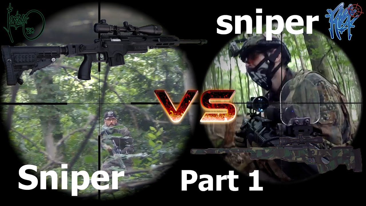 Airsoft - Sniper VS sniper (Rika had a blind teammate) @ Novo mesto ...