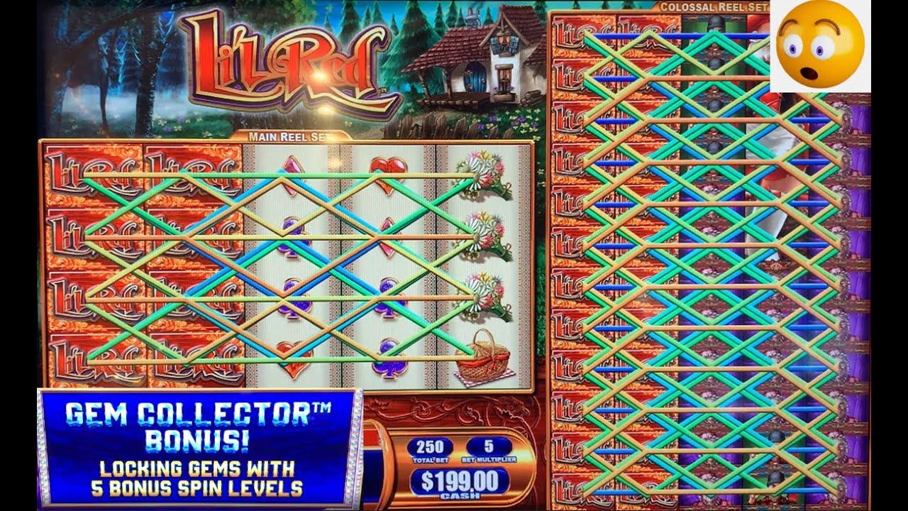 Nice Wins on LIL Red slot! 4 House Bonus! Gem Collector Slot Machine ...