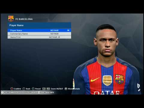 Neymar New Face by Tunizizou PES 2017 GEMBOX PATCH PS3