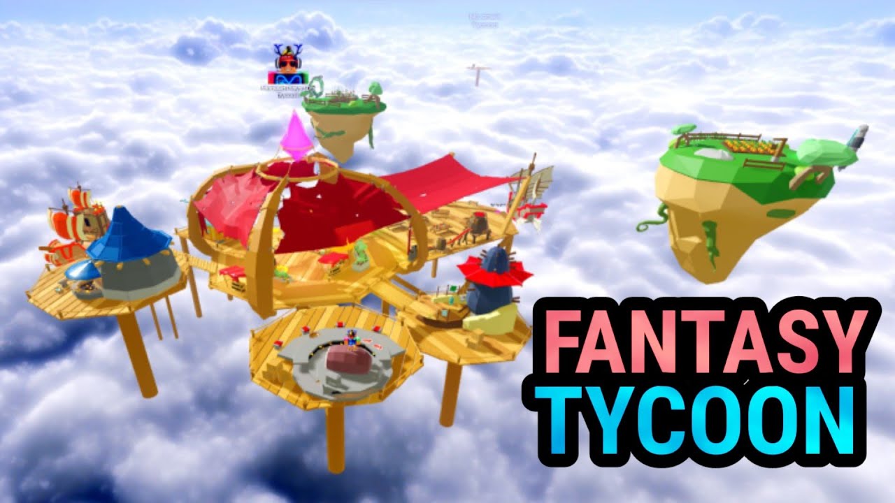 Fantasy Tycoon ☁, BUILDED BIGEST in Roblox - YouTube