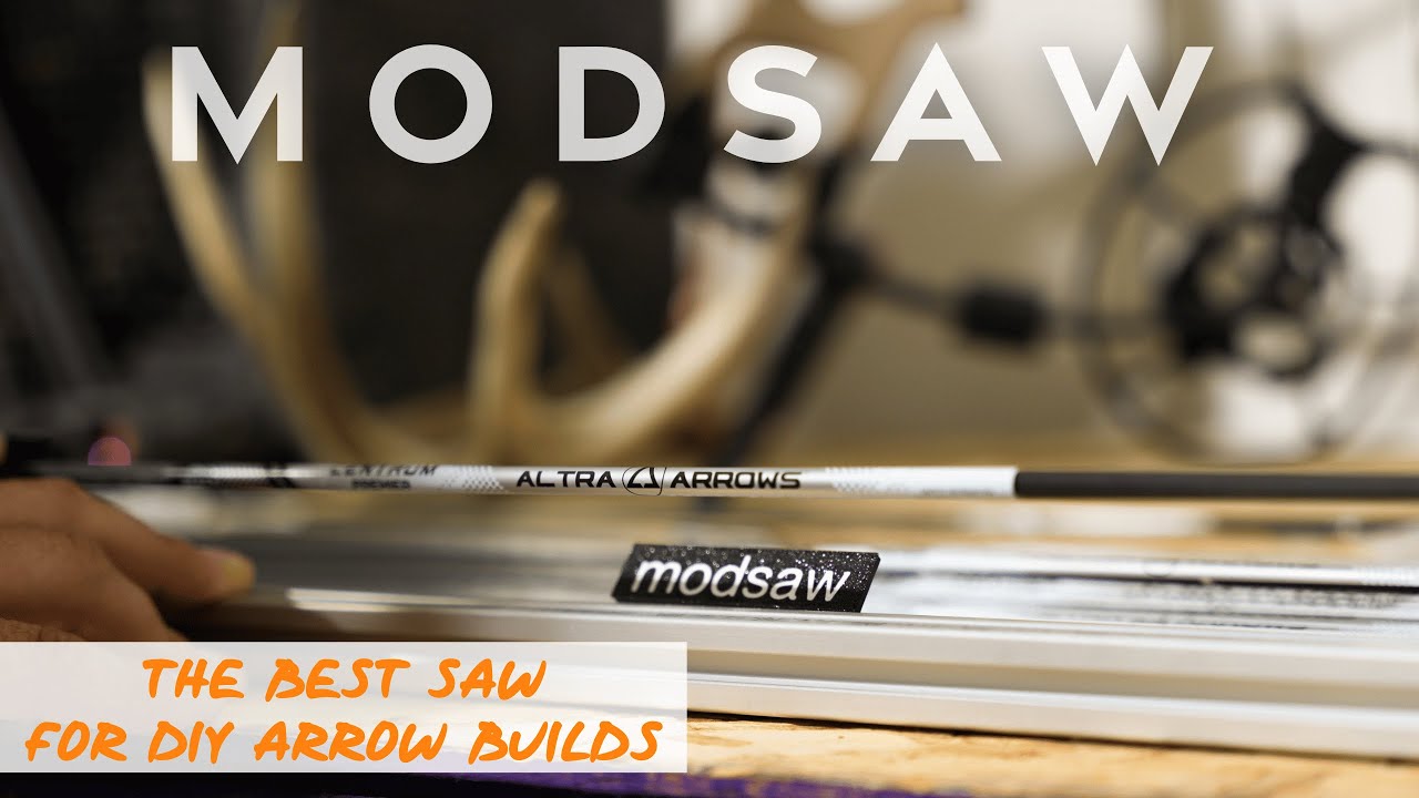 How to CUT YOUR OWN ARROWS! - MODSAW - YouTube