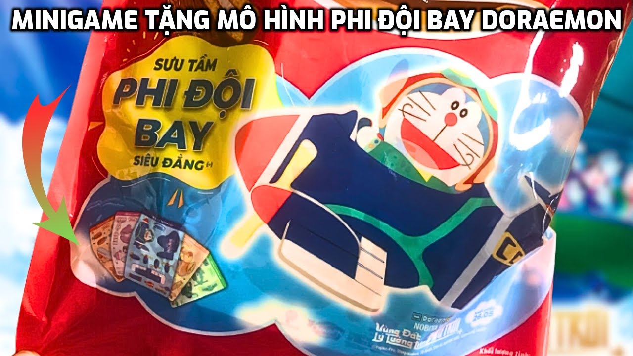 DNT - Lần Đầu Mở Bánh Choco PN Sưu Tầm Mô Hình Phi Đội Bay Siêu Đẳng Doraemon - YouTube