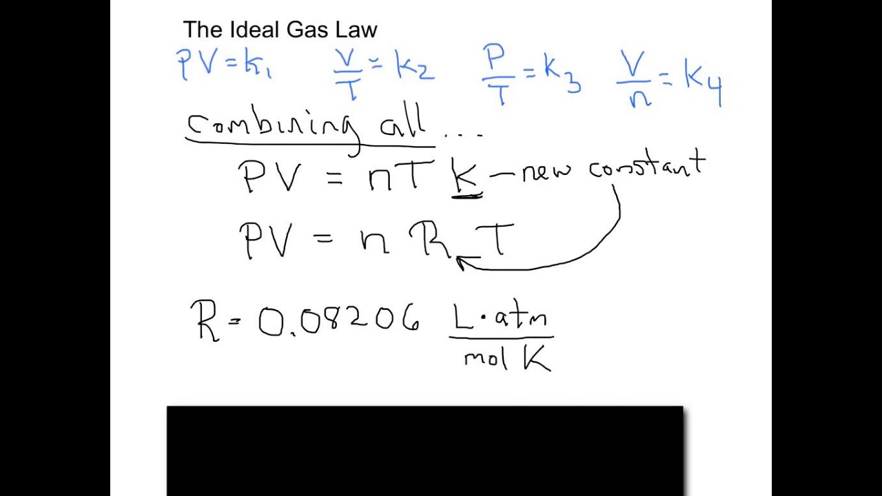 chem 10 5 avogadros law and ideal gas law - YouTube