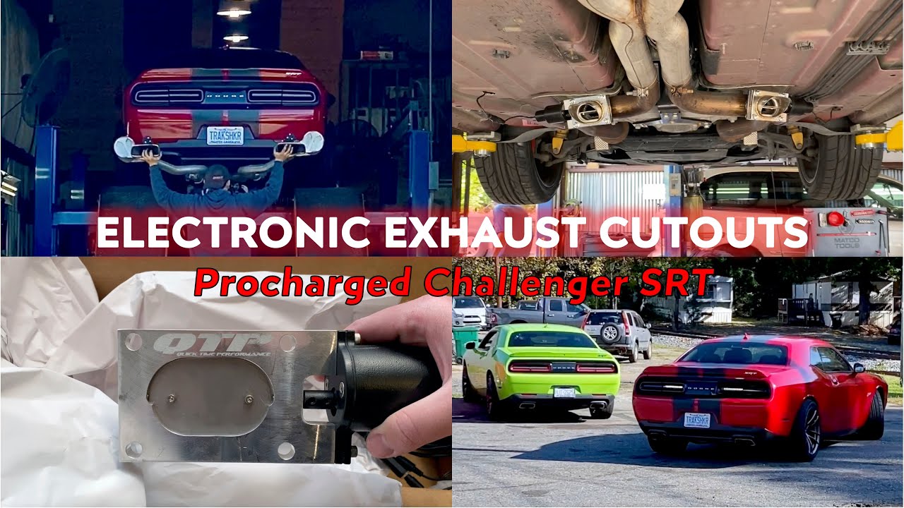 Exhaust Cutouts on a SRT Challenger - Install & Demos - YouTube