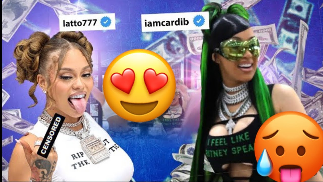 LATTO So FINE 😍 PUT IT ON DA FLOOR AGAIN behind the scenes with CARDI B ...