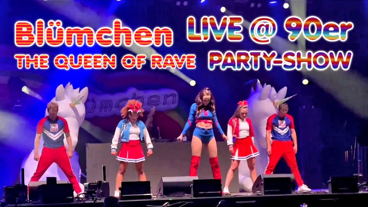 Blümchen The Queen of Rave Live @ 90er Party Show 2023 (Medley Schnitt ...