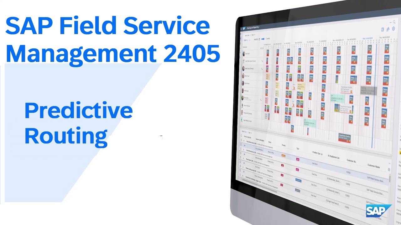 Predictive Routing in SAP Field Service Management 2405 | Demo - YouTube