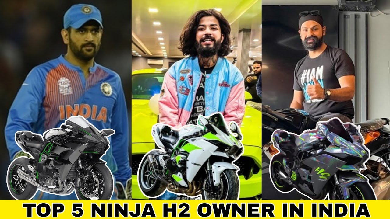 Top 5 Famous Kawasaki Ninja H2 Owner In India | UK07 Rider, JS Films ...