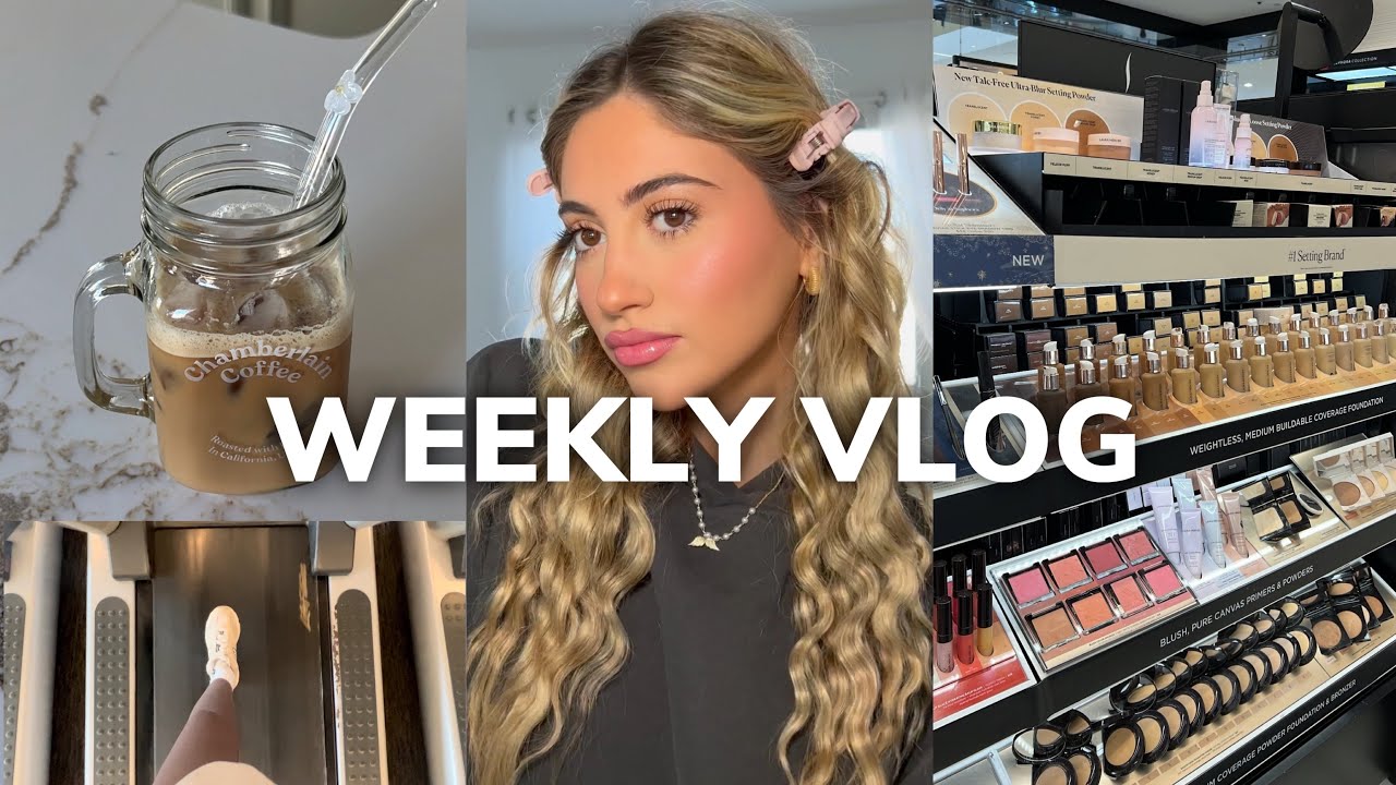 WEEKLY VLOG getting my life together, working out, grocery shopping ...
