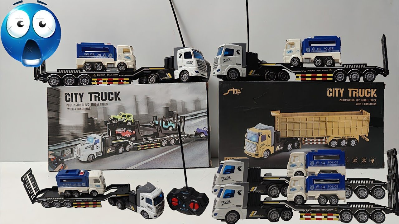 Remote Control ( CITY TRUCK ) Car unboxing | City Transporter Series 😰😱 ...