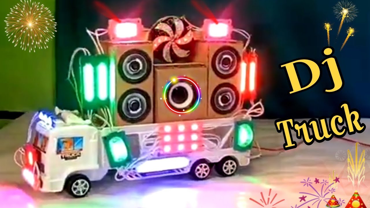 Mini Dj Truck loading At -New Home by cardboard making dj truck and ...