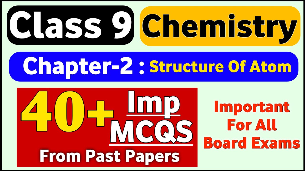 9th Chemistry Important Past Paper Mcqs | Class 9 Chemistry Chapter 2 ...
