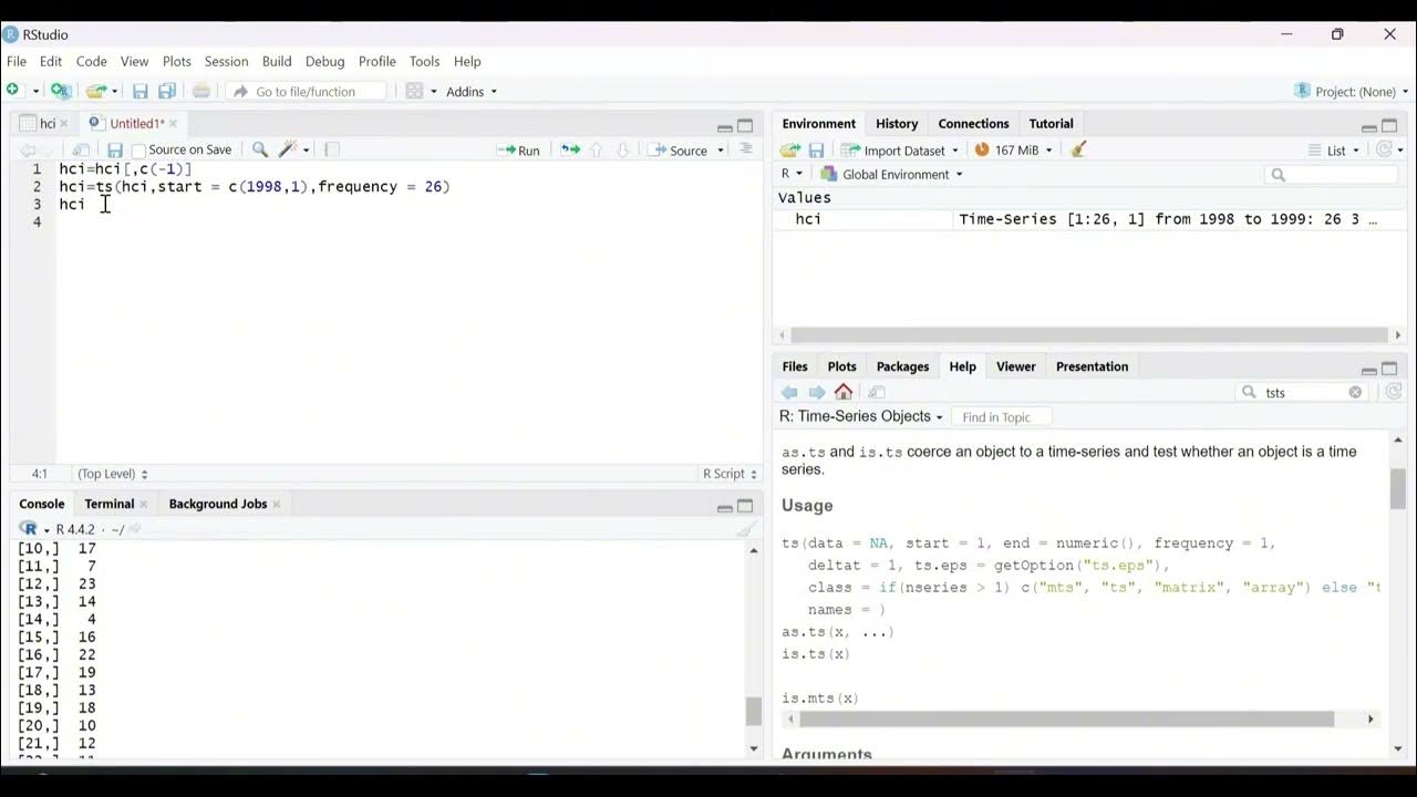 Uji Stasioneritas Menggunakan Rstudio - YouTube