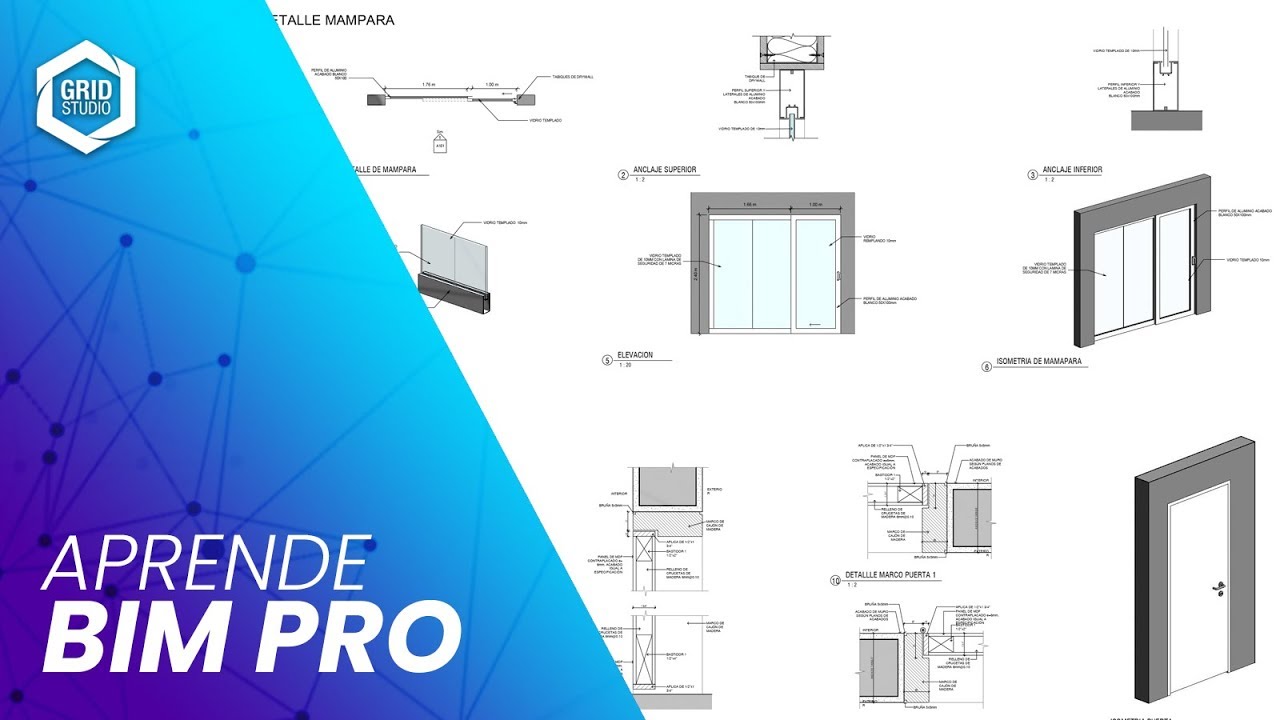 BIM PRO (Revit 2019) - GRID STUDIO - YouTube