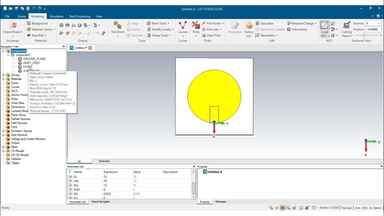 🟨 02 - Design and Simulation of Circular Patch Antenna at 2.45 GHz ...