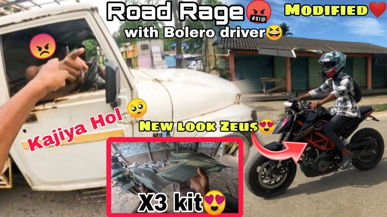 Road Rage😡 with Bolero😆 Modified Duke 390 x3 kit colour design || Biker ...