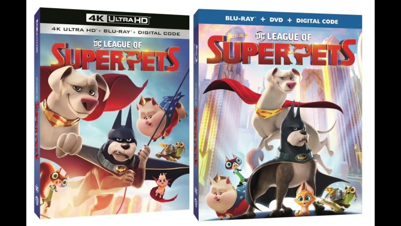DC League Of Super-Pets (2022) Release Date October 4 Blu-ray DVD ...