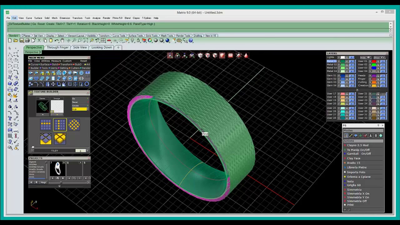 Matrix 9 Texture Displacement - YouTube