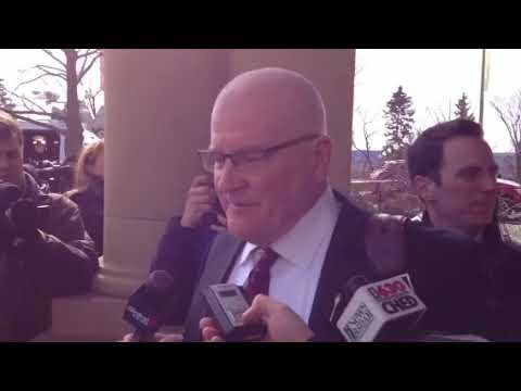 David Dorward leaves Government House - YouTube