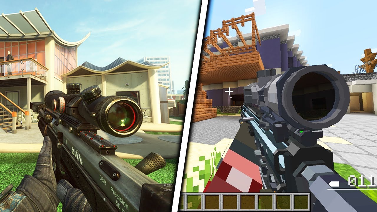 I Remade Call Of Duty in Minecraft - YouTube