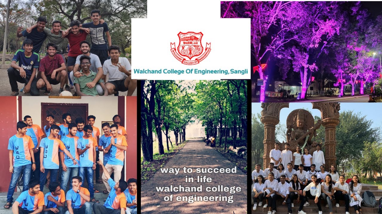 1st year in walchand college of engineering sangli | campus tour - YouTube