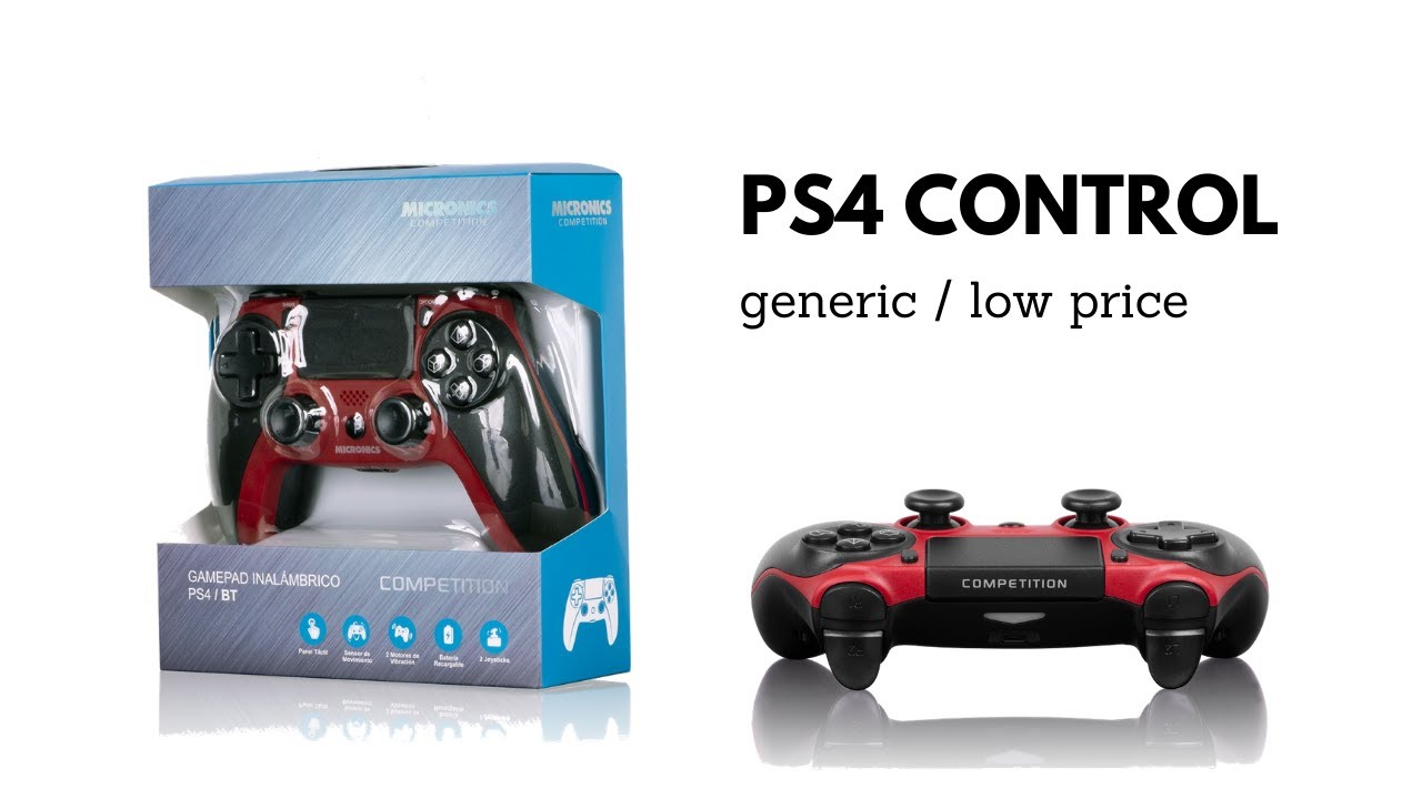 UNBOXING CONTROL PS4 GENERIC /MICORNICS GAMEPAD PS4/BT - YouTube