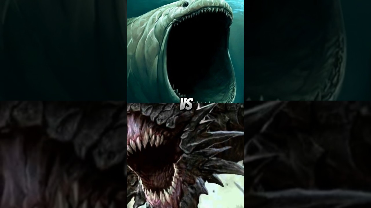 UNIDENTIFIED DEEP SEA MONSTER VS THE BLOOP THE WORM #youtubeshorts ...
