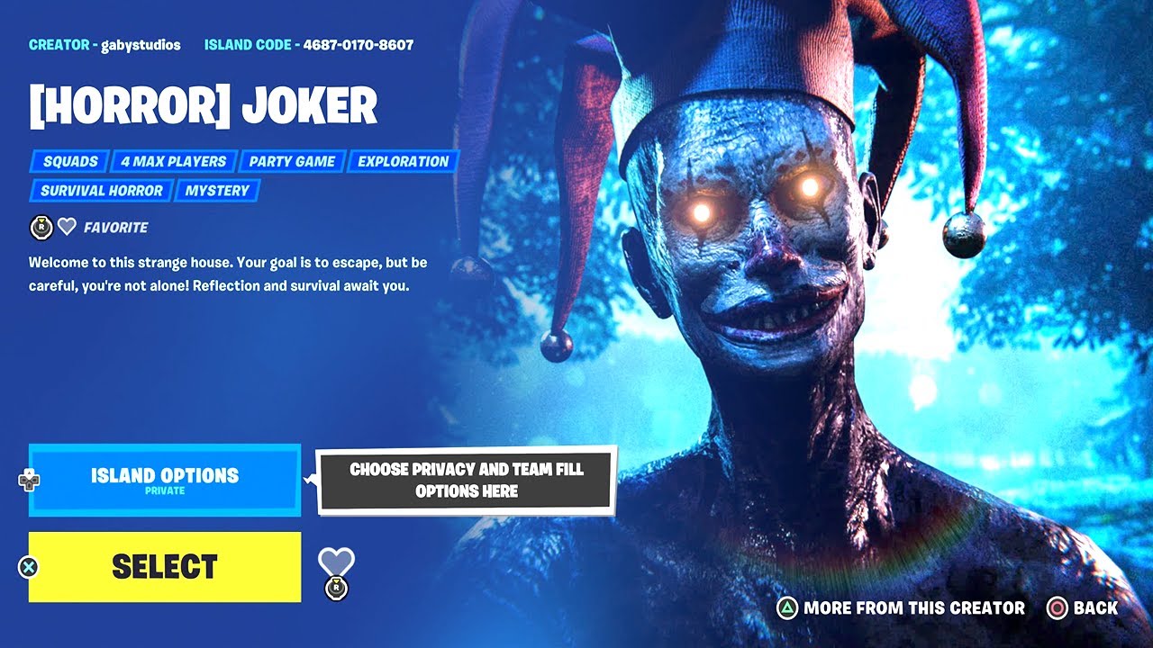 Joker Horror Map Code Fortnite (All Keycards, Keys & Password Locations ...