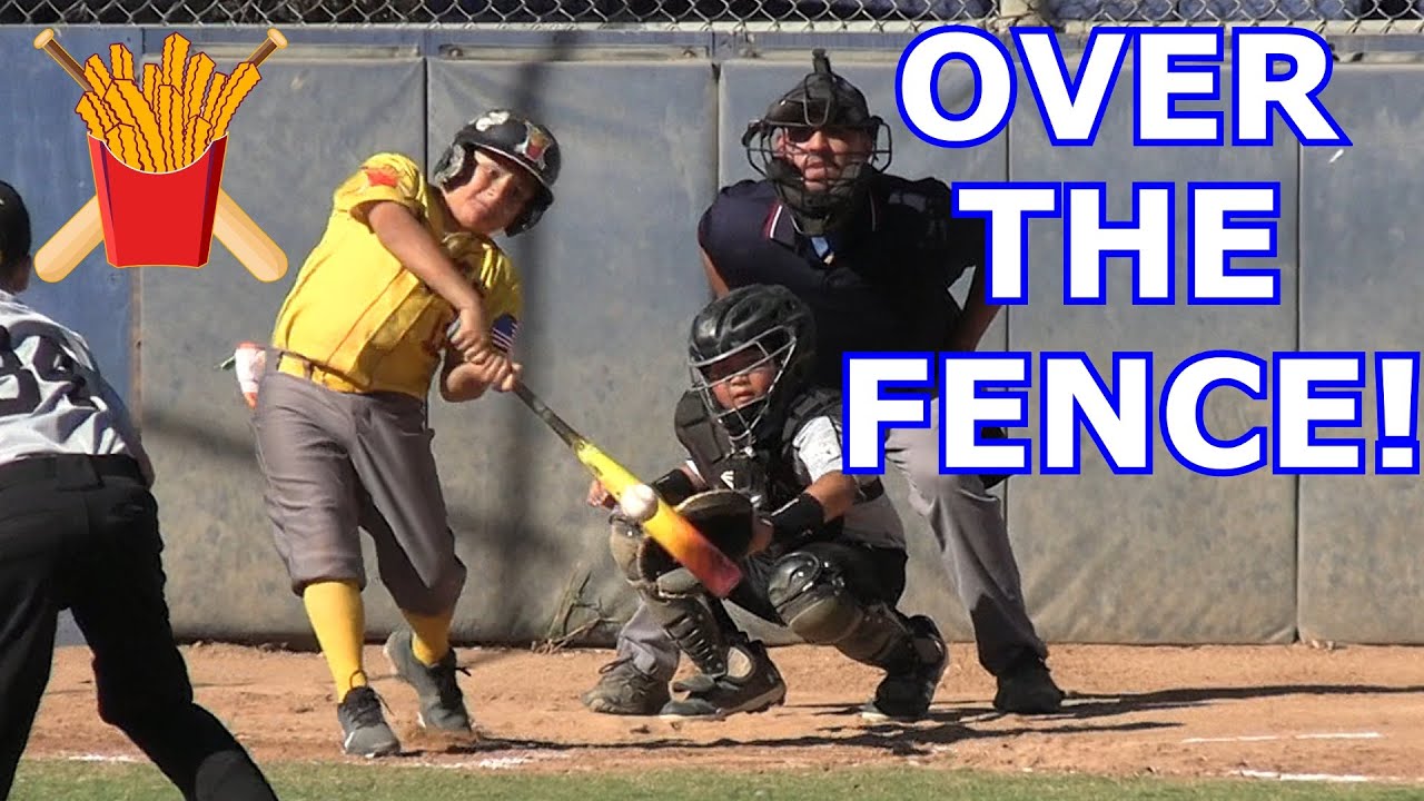 LUMPY SMACKS ANOTHER OVER THE FENCE HOME RUN! | Team Rally Fries (10U ...