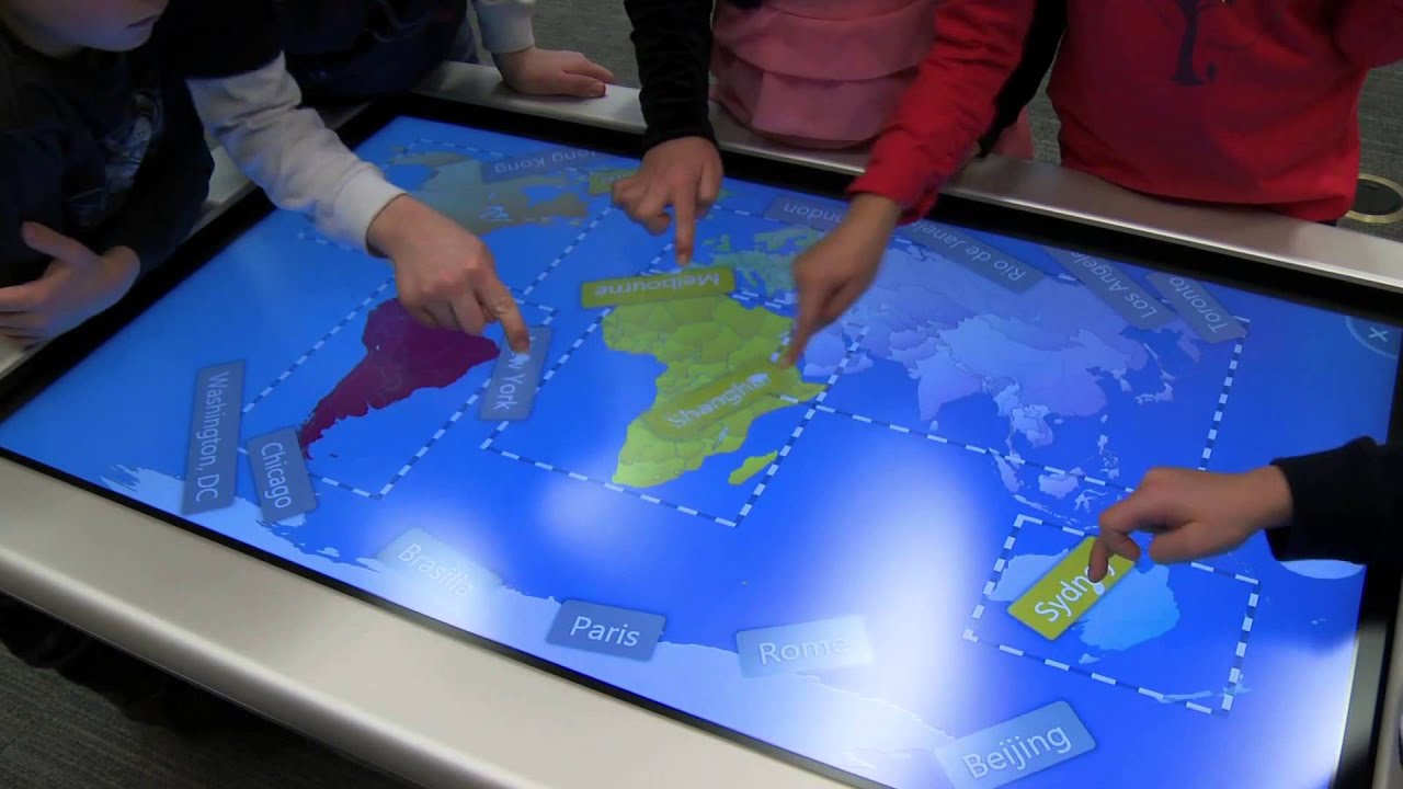 SMART Table®442i collaborative learning center - YouTube