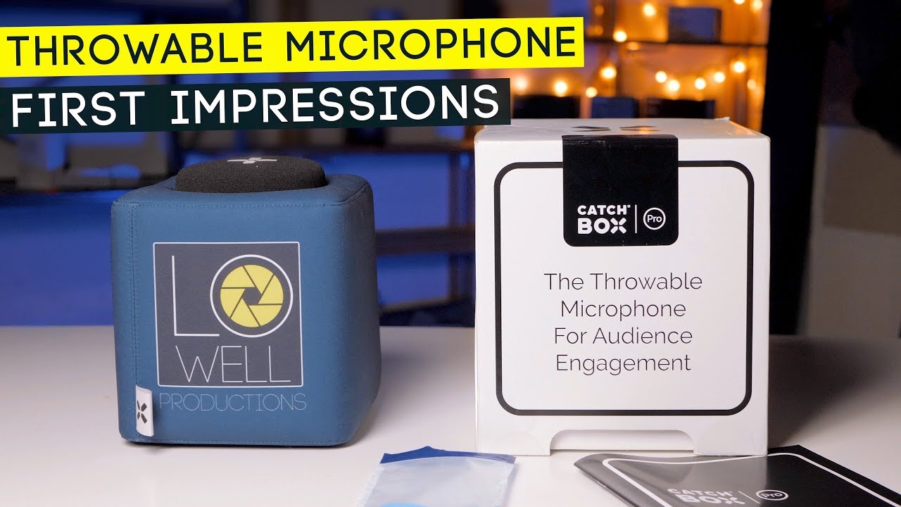 CatchBox Pro The Throwable Microphone | First Impressions - YouTube