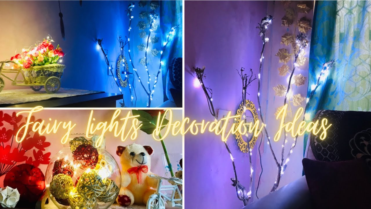 Fairy Lights Decoration Ideas-PART 1|Christmas Table Decor - YouTube